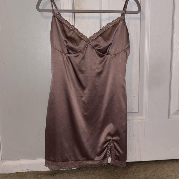 Windsor | Dresses | Windsor Purple Satin Slip Dress | Poshmark